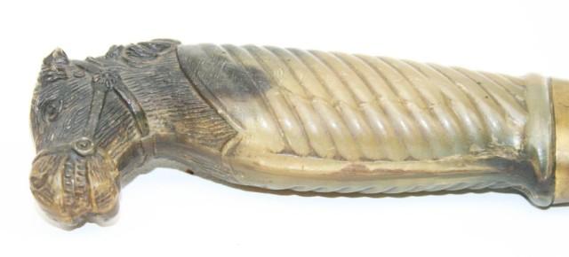 REVOLUTIONARY WAR SHORT SWORD HORSE HEAD HILT