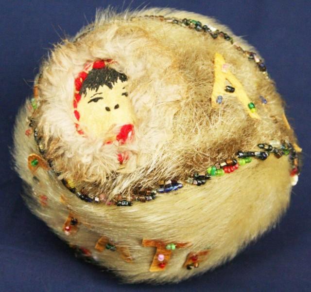 ALASKAN ESKIMO SEAL SKIN GAME BALL