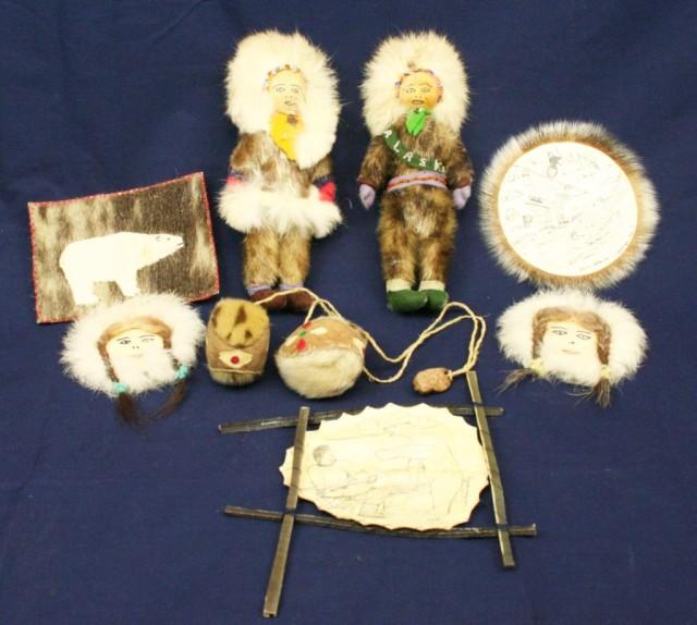 ALASKAN ESKIMO DOLLS TOYS & YO YO LOT