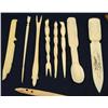 ALASKAN WALRUS IVORY & BONE TOOLS