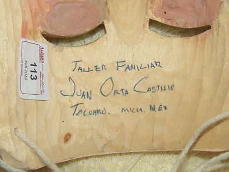 Mexican Wood Mask - Juan Orta