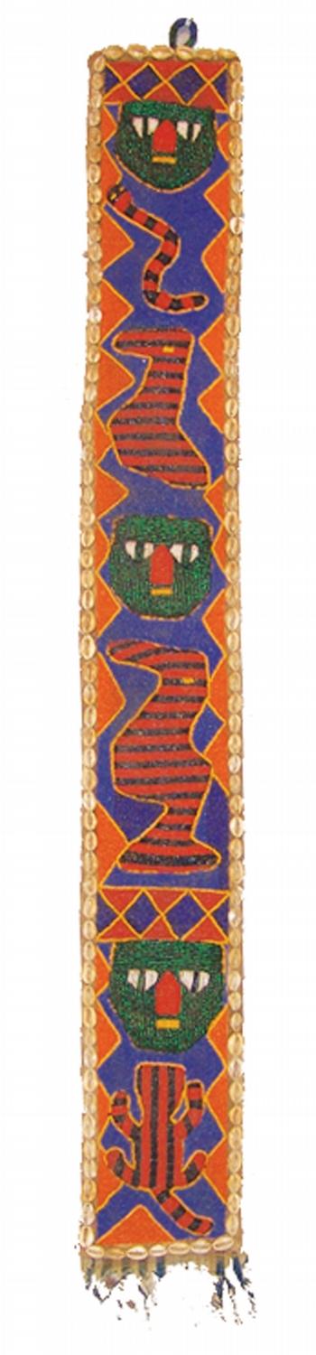 African Beaded Sash