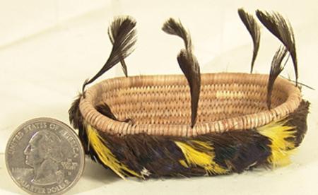 Pomo Feather Basket