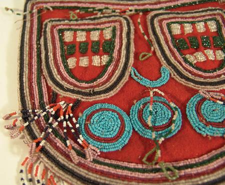 Salish Beaded Wall Pocket