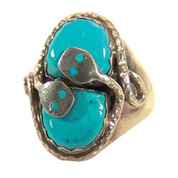 Zuni Snake Ring - Effie Calavaza