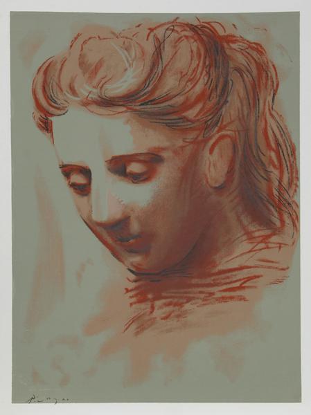 Pablo Picasso Portrait Of A Woman Serigraph Poster