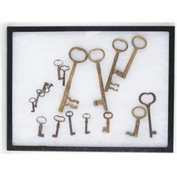 Collection of antique keys