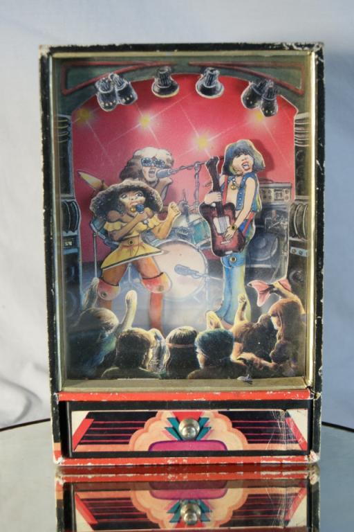 1960's Wind Toy Rock & Roll Band music box