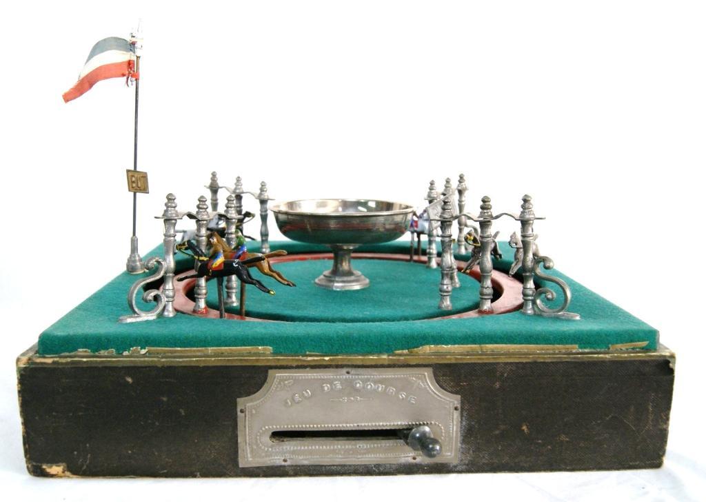French "Jeu De Course" Horse Racing Machine ca. 1875