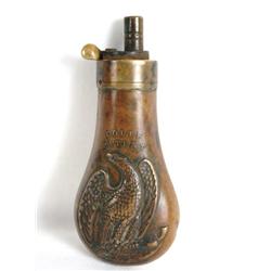 Antique Colt powder flask - 'pocket model'