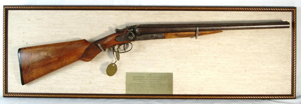 Wells Fargo 10ga Black Powder shotgun ca 1895 This intimidating sawed ...