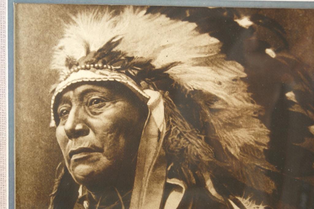 Photograph of Sioux chief Running Antelope 10"x13", Chief of the ...