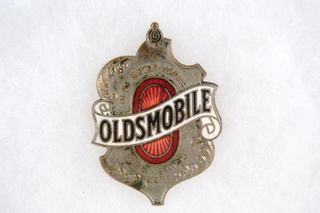 Collection of antique Automobile radiator emblems