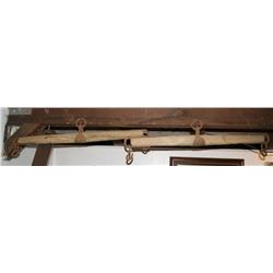 2 Antique single tree horse yokes