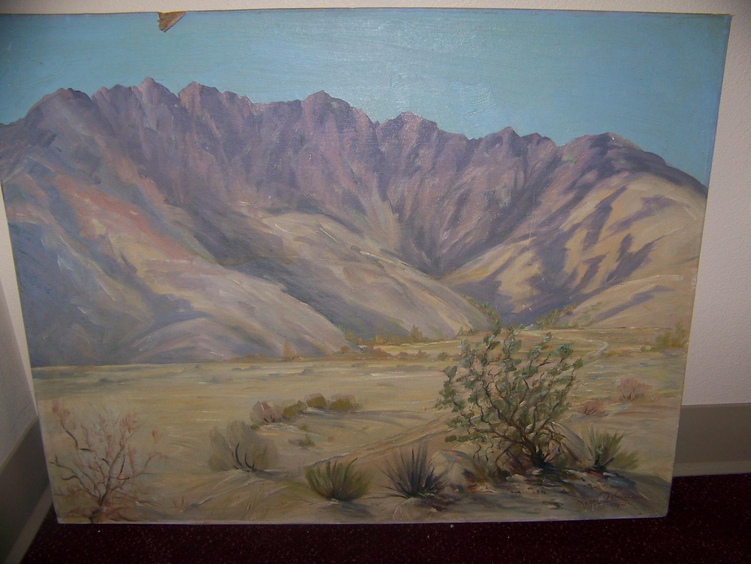 Farris Wheeler Pastel Desert scene