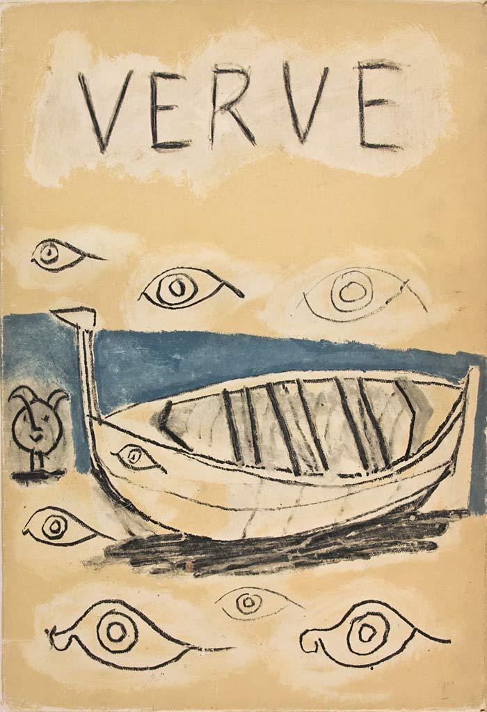 Collection of 5 Picasso Books, Including 1 Original Lithograph