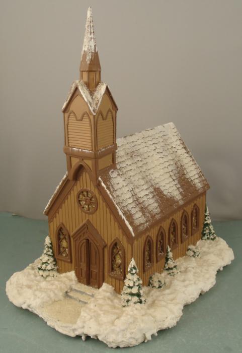 Byron Molds Fully Made Winter Church Model 1975