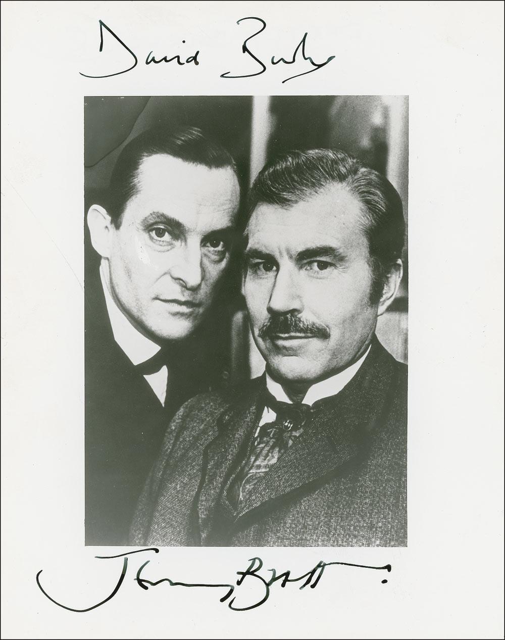 Jeremy Brett and David Burke