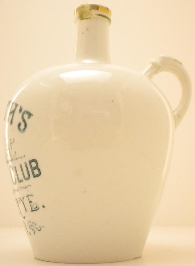 Pre-Prohibition Whiskey Jug "Meredith's Diamond Club Pure Rye 1880"