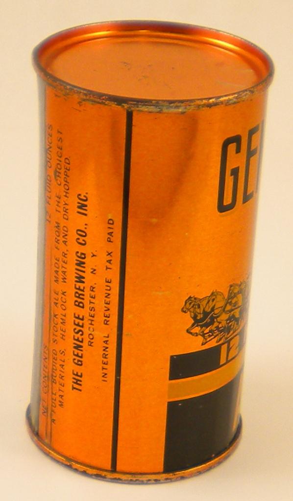 Genesee 12 Horse Ale Flat-Top Beer Can
