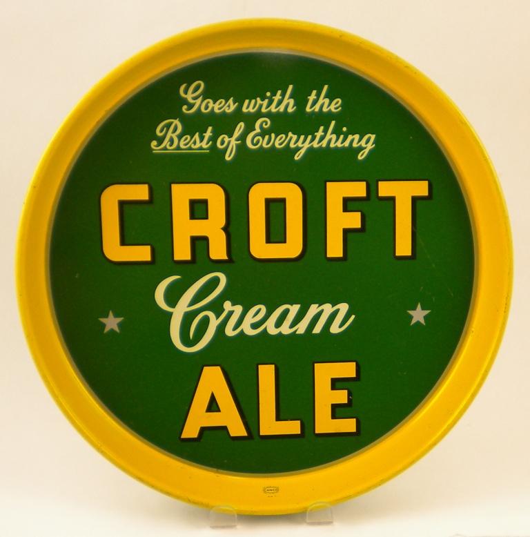Croft Cream Ale Beer Tray