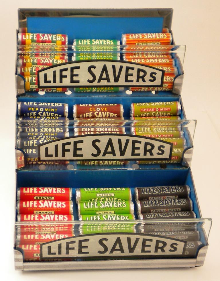Original Life Savers Display Rack