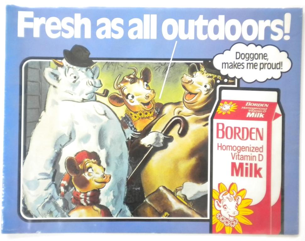 Borden Milk Sign