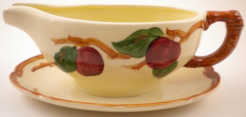 Franciscan Ware Apple Pattern Gravy Boat