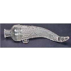 EAPG EARLY AMERICAN PATTERN GLASS POWDER HORN WALL
