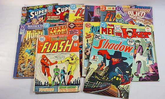 LOT OF 14 VINTAGE DC COMIC BOOKS - INCL. 20 CENT C