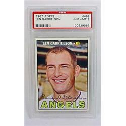 1967 TOPPS LEN GABRIELSON NO. 469 BASEBALL CARD