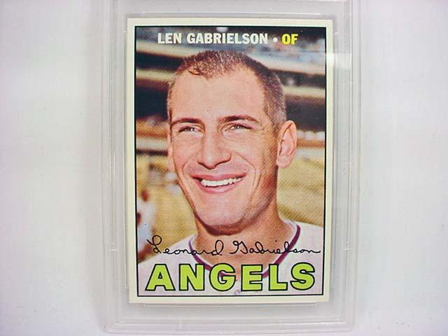 1967 TOPPS LEN GABRIELSON NO. 469 BASEBALL CARD