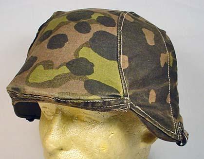 WW2 GERMAN NAZI WAFFEN SS CAMOUFLAGE CLOTH HELMET