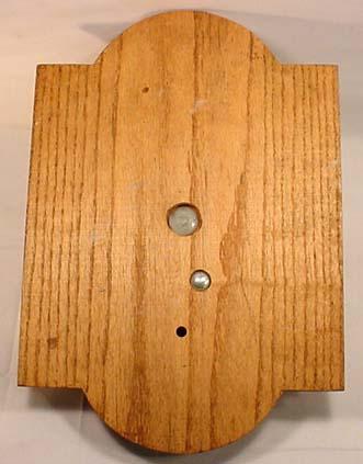 VINTAGE FIRE STATION ALARM BELL MOUNTED ON WOOD PL
