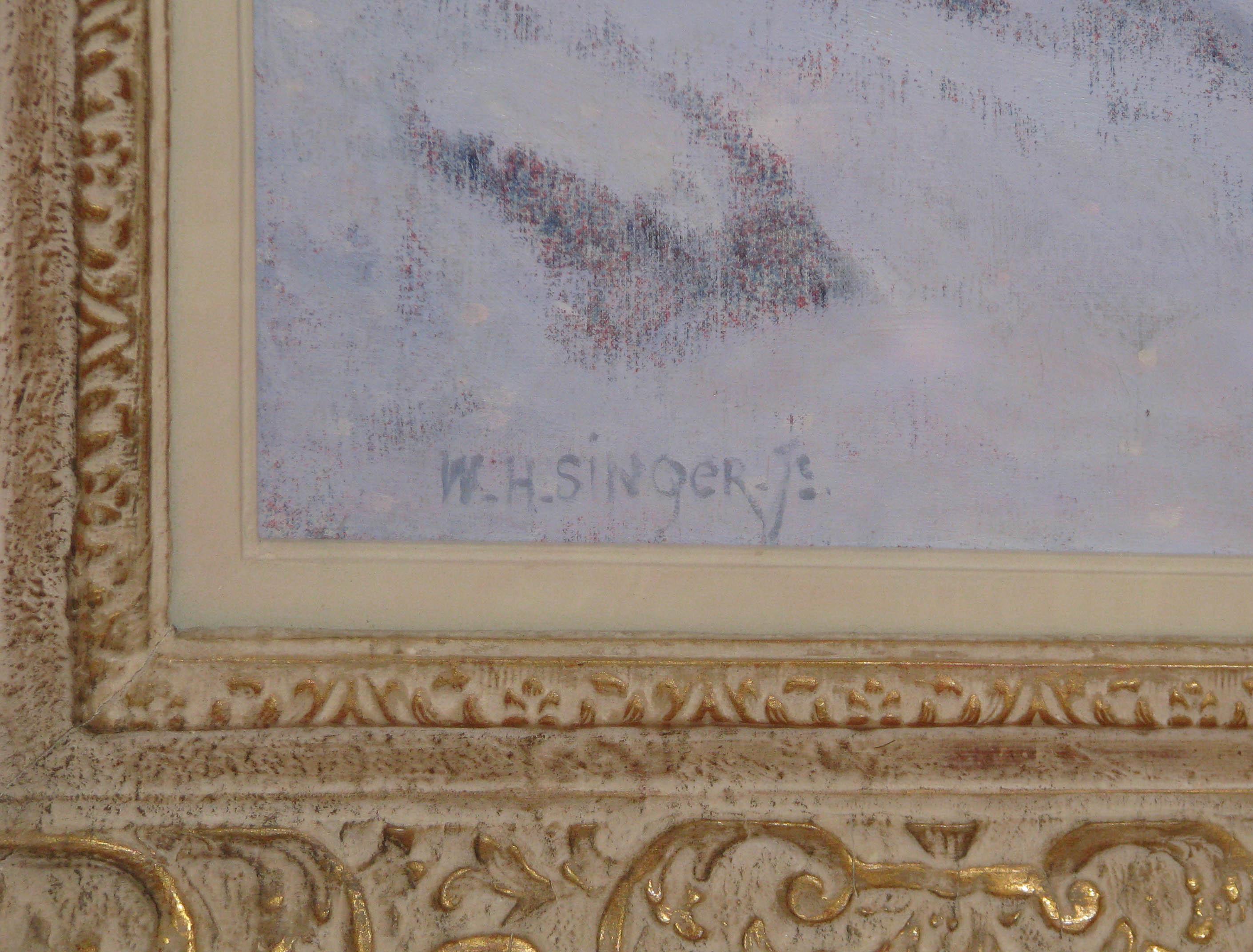 William Singer painting My Mountain Home