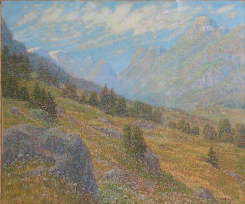 William Singer 1935 pastel Morning Light