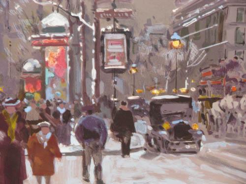 pair of Framed Edouard Cortes prints