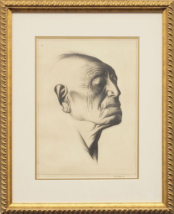 Emil James Bisttram (1895-1976), Drawing, "Blind Geronimo (Apache Indian)"