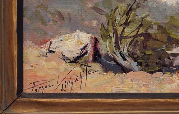 Raphael Lillywhite (1891 - 1958), Painting, "Untitled (Near Walden ...