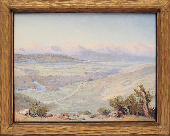 Raphael Lillywhite (1891 - 1958), Painting, "Untitled (Near Walden ...