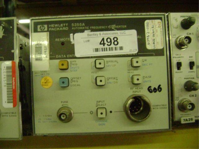 HP 5355A AUTOMATIC FREQUENCY CONVERTER