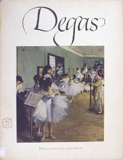 Degas - 16 Beautiful Full Color Prints Book