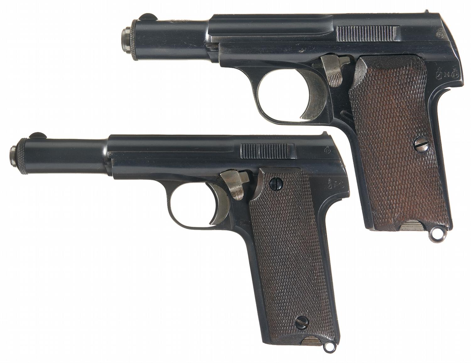 Two Astra Semi-Automatic Pistols A) Astra Model 300 Semi-Automatic Pistol