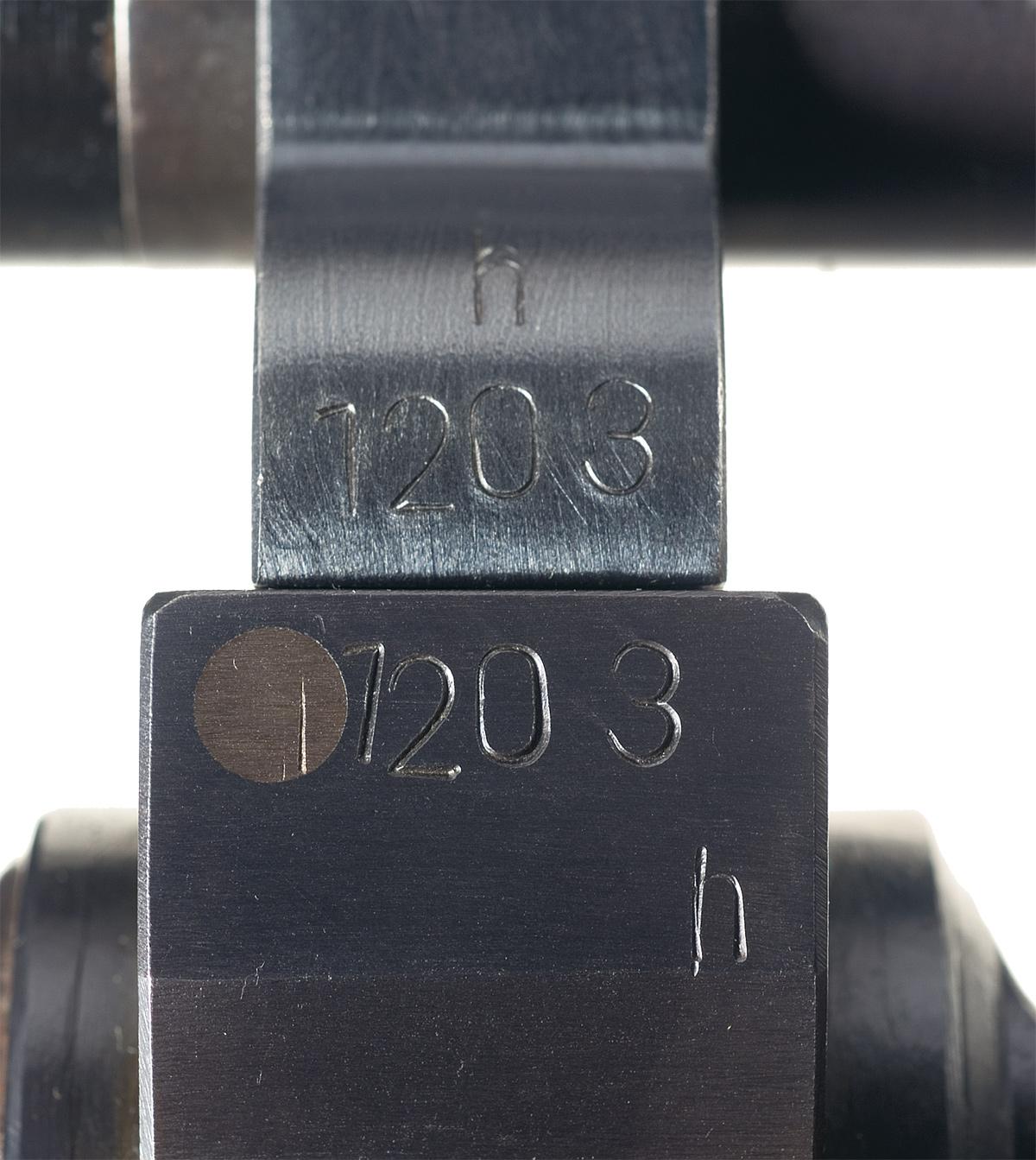 WWII Nazi Model K98 Claw Mount Bolt Action Rifle with Scope