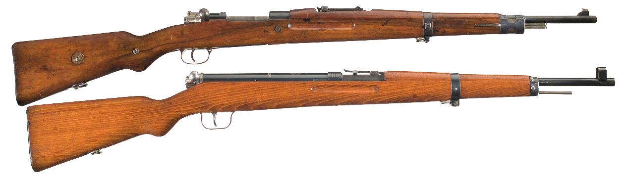 Two Czechoslovakian Military Rifles A) Japanese Contract Czech VZ24 ...