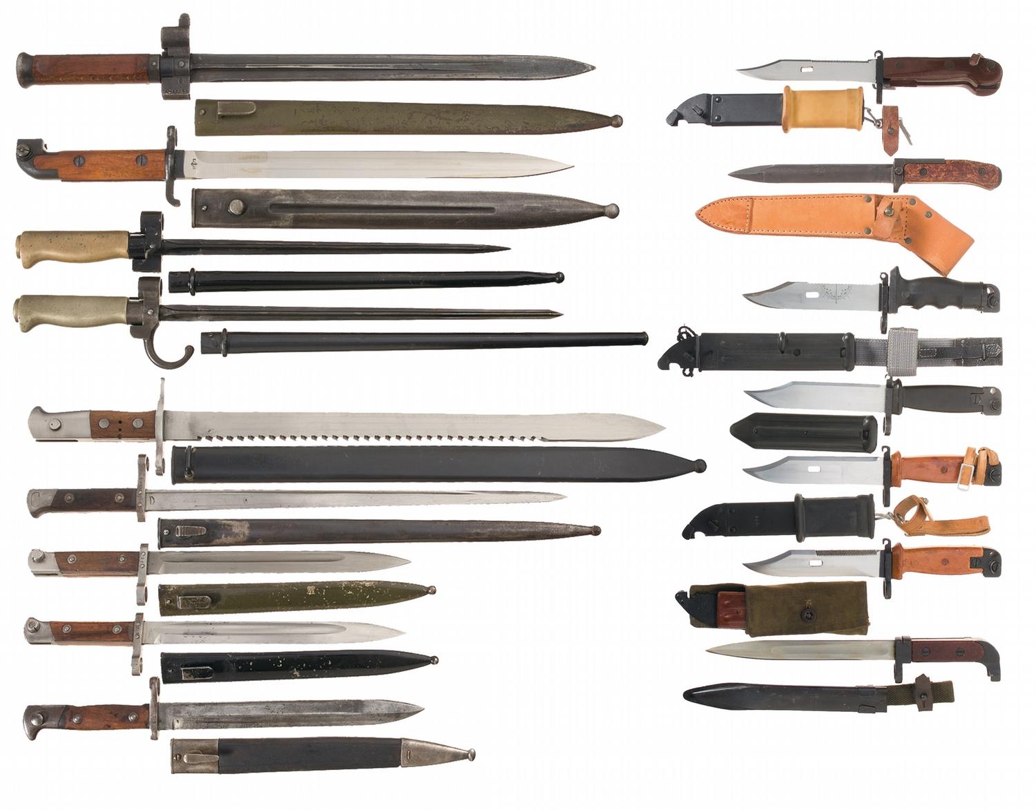 Group of European Bayonets