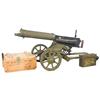 Deactivated Russian Maxim Model 1910 Machine Gun with Sokolov Mount and ...