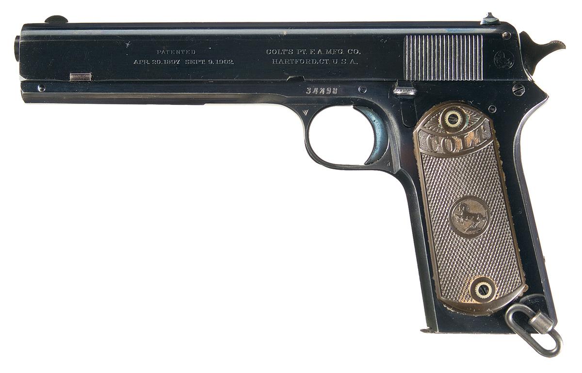 Exceptional Colt Model 1902 Military Semi-Automatic Pistol