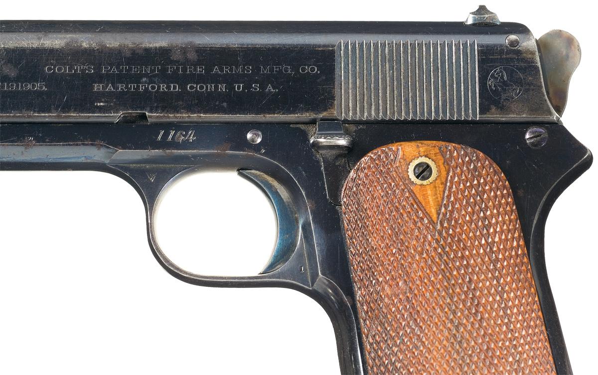 Outstanding Unique Winchester Repeating Arms CO. Colt Model 1905 Semi ...