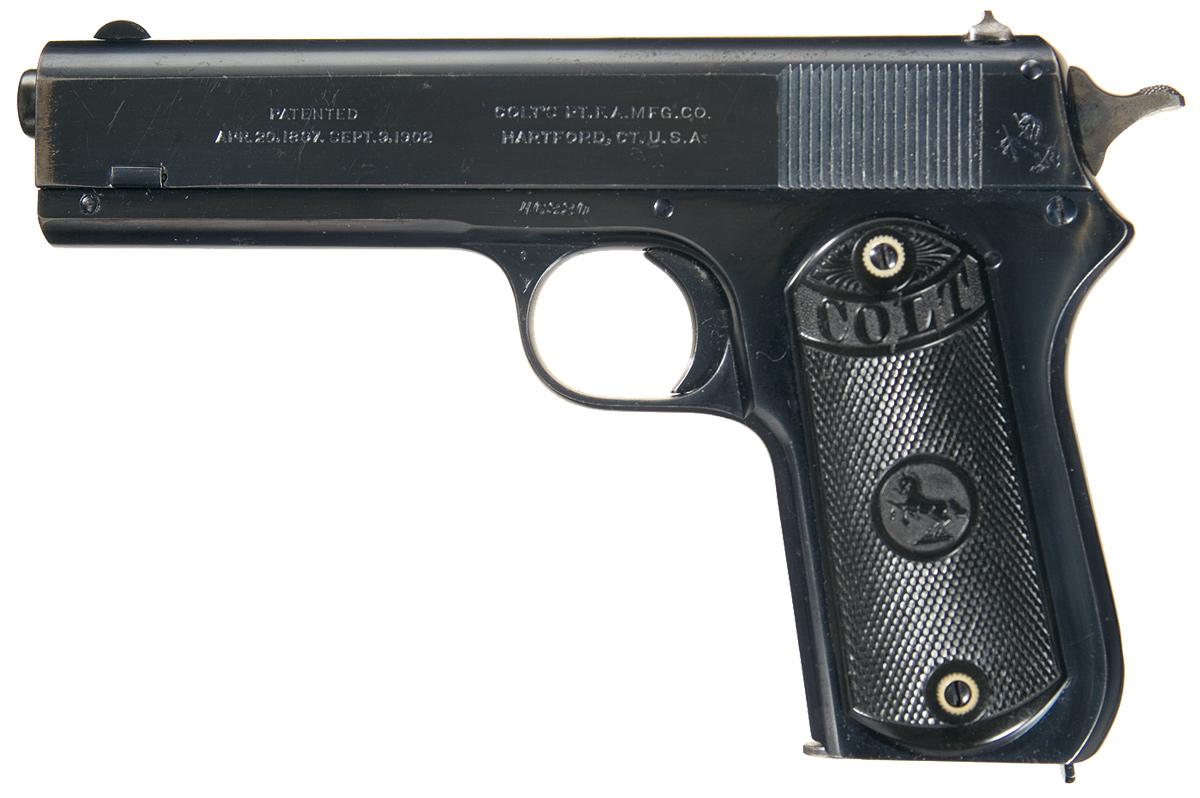 Outstanding Colt Model 1903 Pocket Hammer Semi-Automatic Pistol